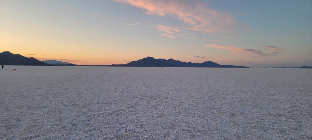 Sunset at the Salt Flats - Fat Man Little Trail