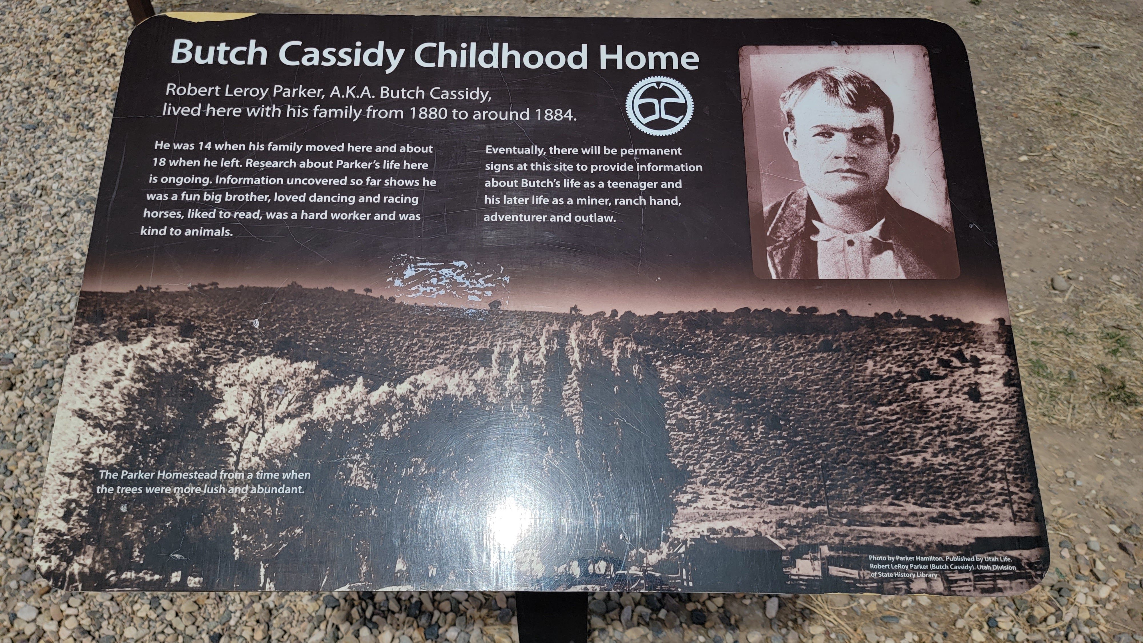 Butch Cassidy Childhood Home - Fat Man Little Trail